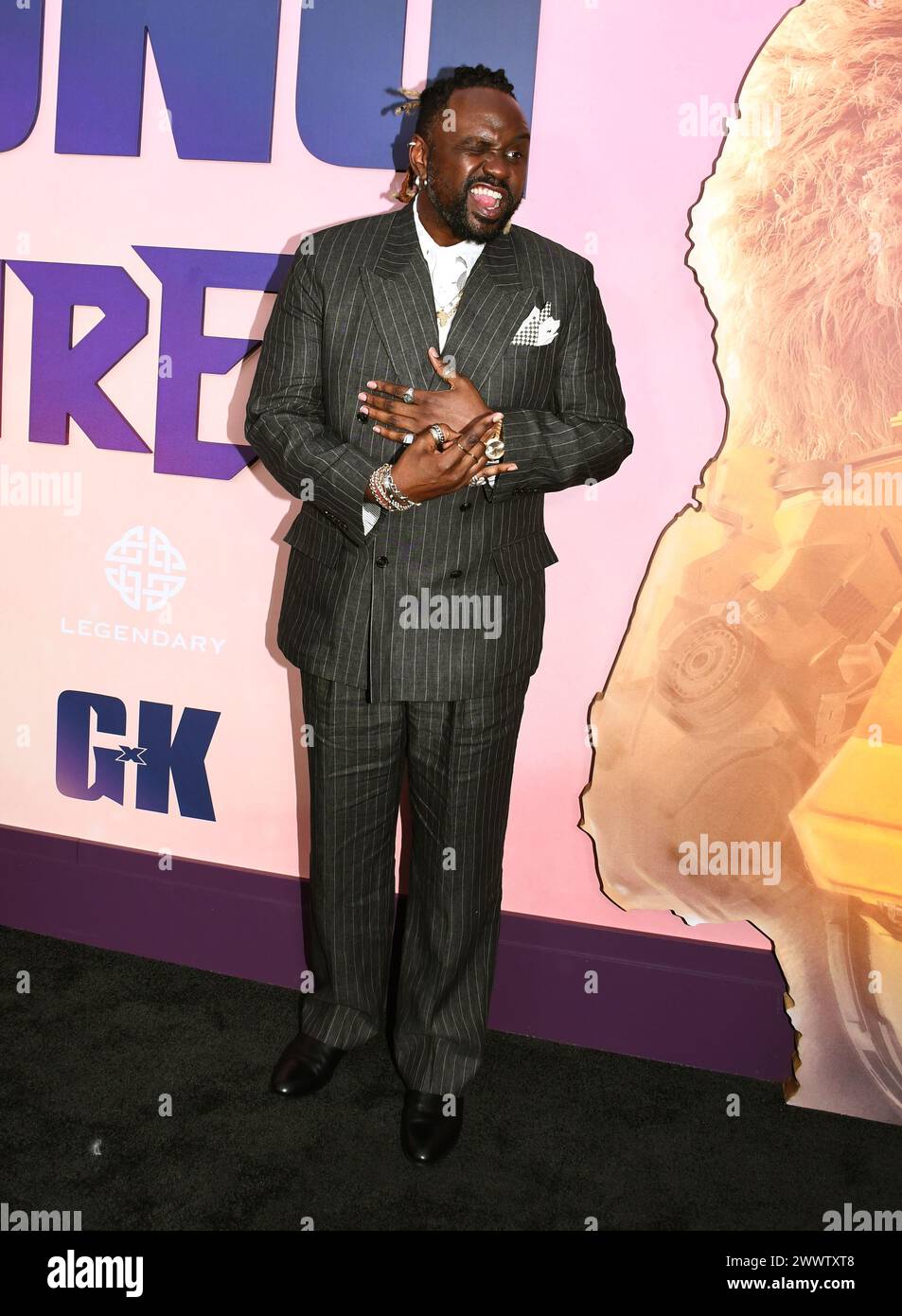 Hollywood, California, USA 25th March 2024 Actor Brian Tyree Henry ...