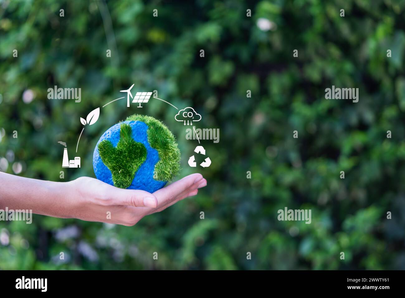 Concepts for reducing carbon dioxide CO2 emissions and sustainable ...