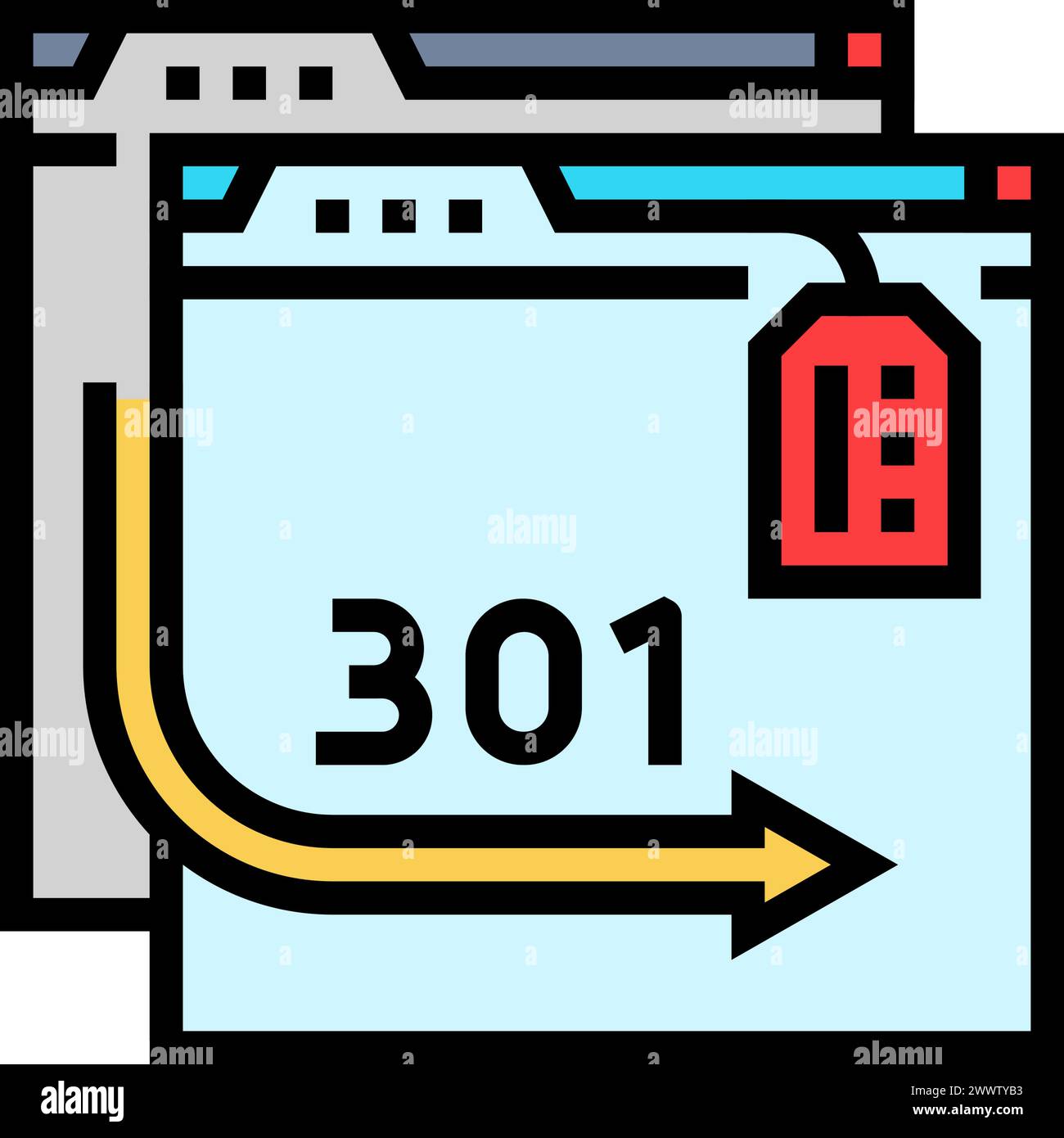 301 redirect Cut Out Stock Images & Pictures - Alamy