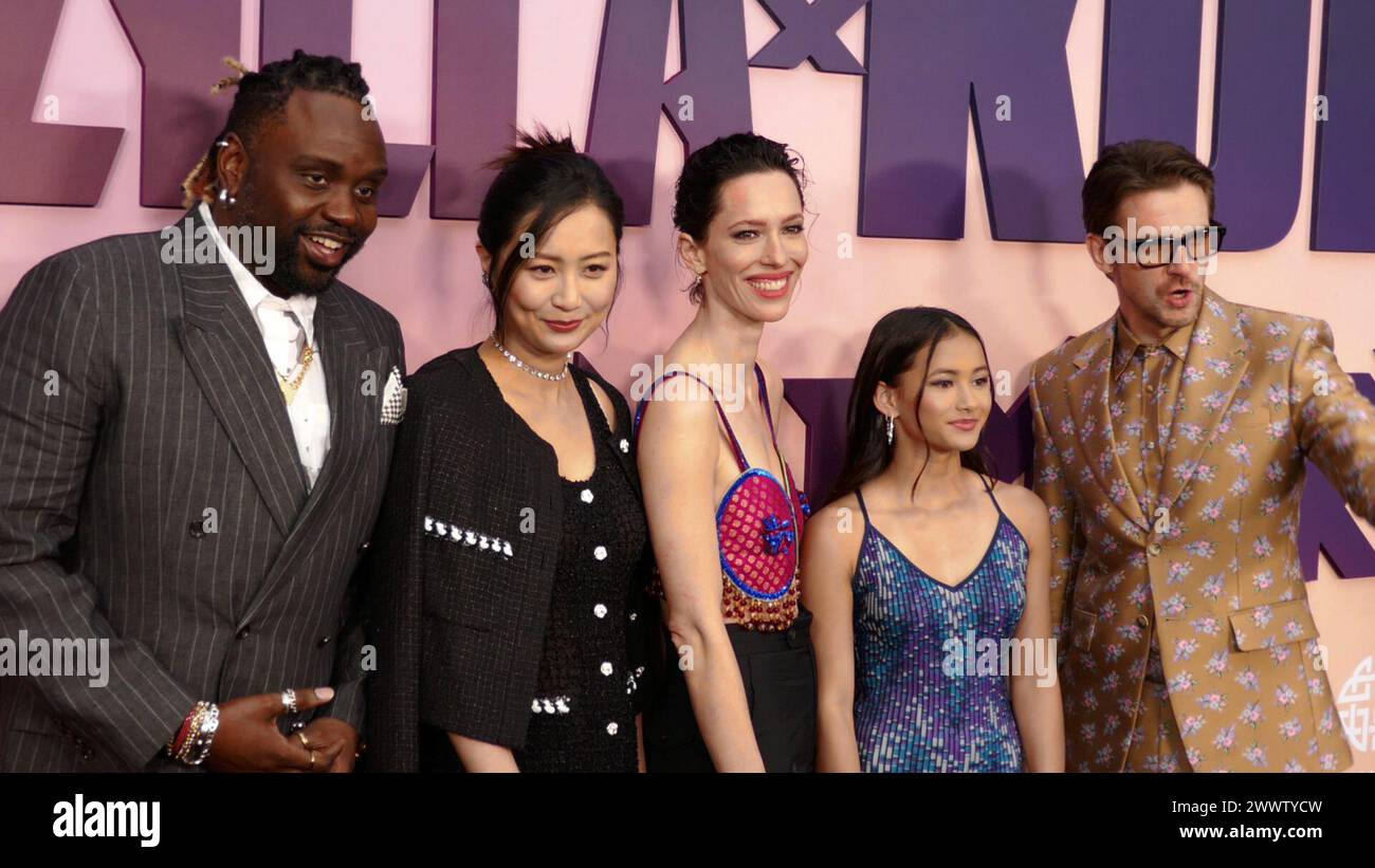 Hollywood, California, USA 25th March 2024 (L-R) Actor Brian Tyree ...