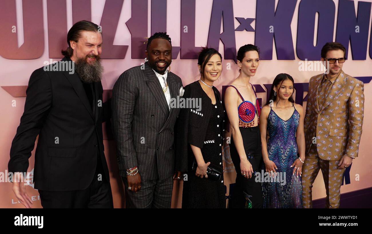 Hollywood, California, USA 25th March 2024 (L-R) Director Adam Wingard ...