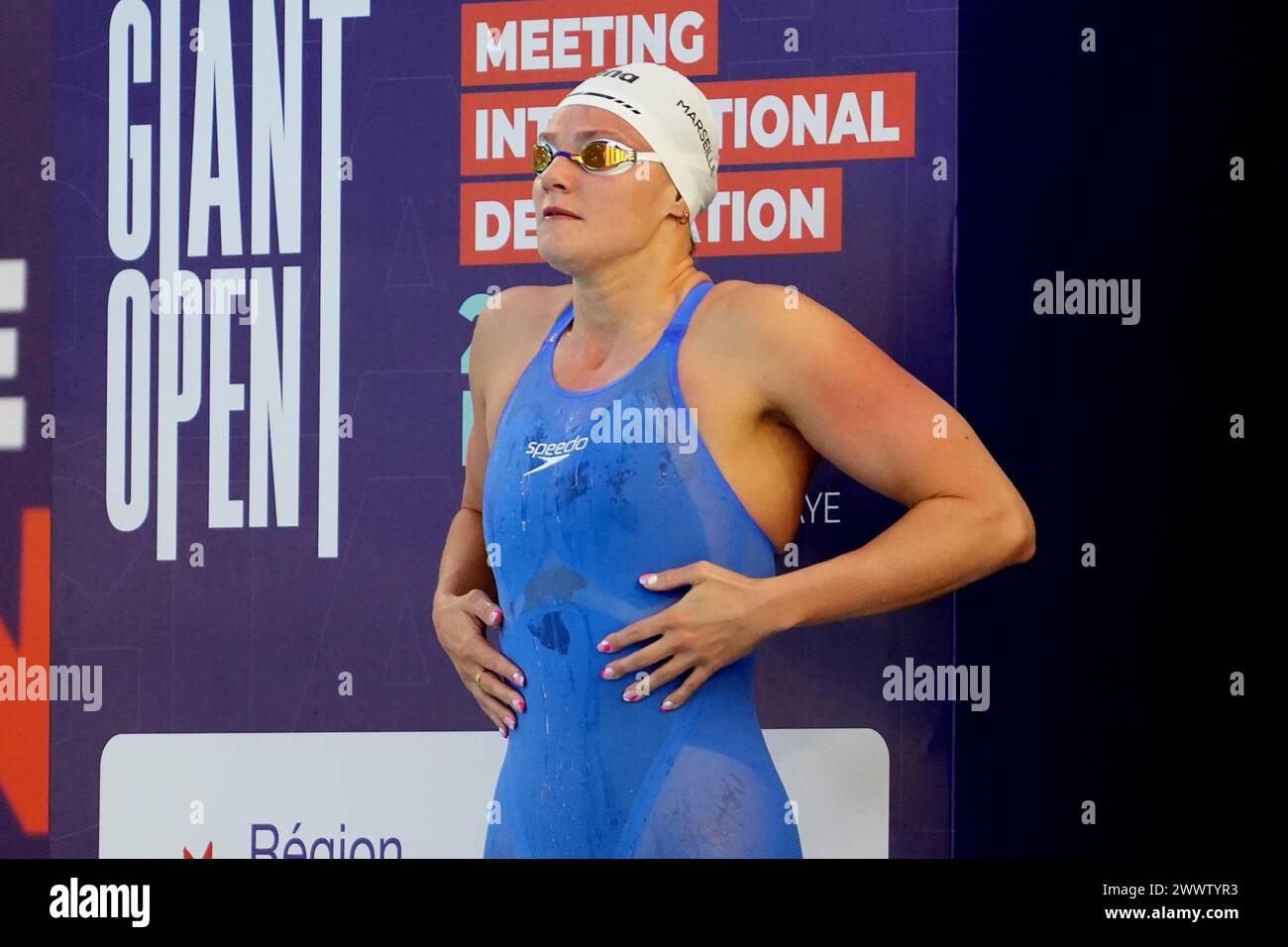 WATTEL Marie of France, Women's 100 M Butterfly during the Giant Open ...