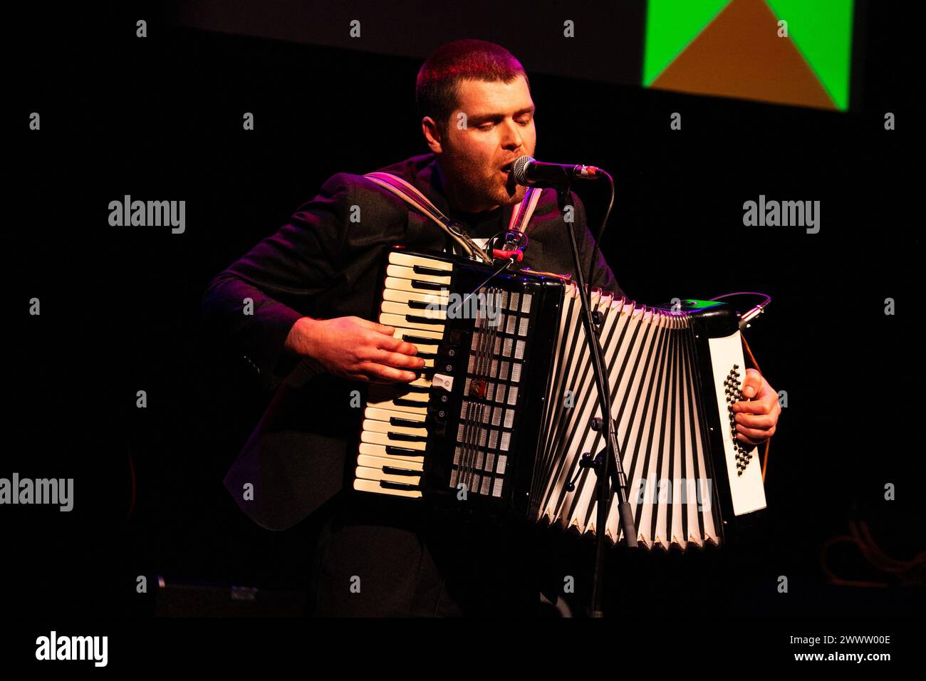 Edinburgh, Scotland, UK. 25th Mar, 2024. Callum Easter performing at ...