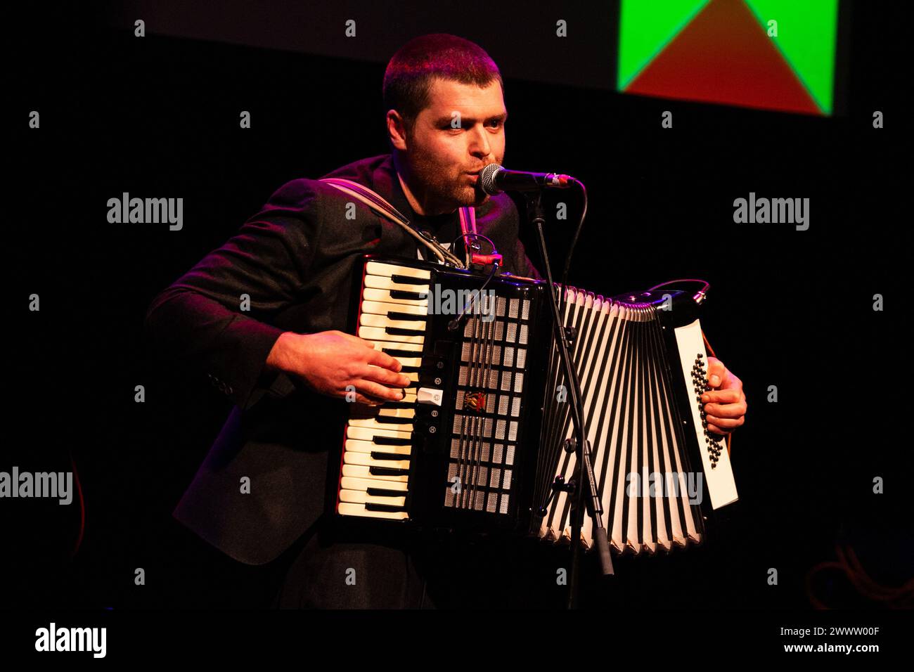 Edinburgh, Scotland, UK. 25th Mar, 2024. Callum Easter performing at ...
