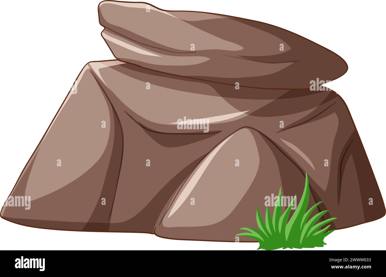Cartoon rocks hi-res stock photography and images - Alamy