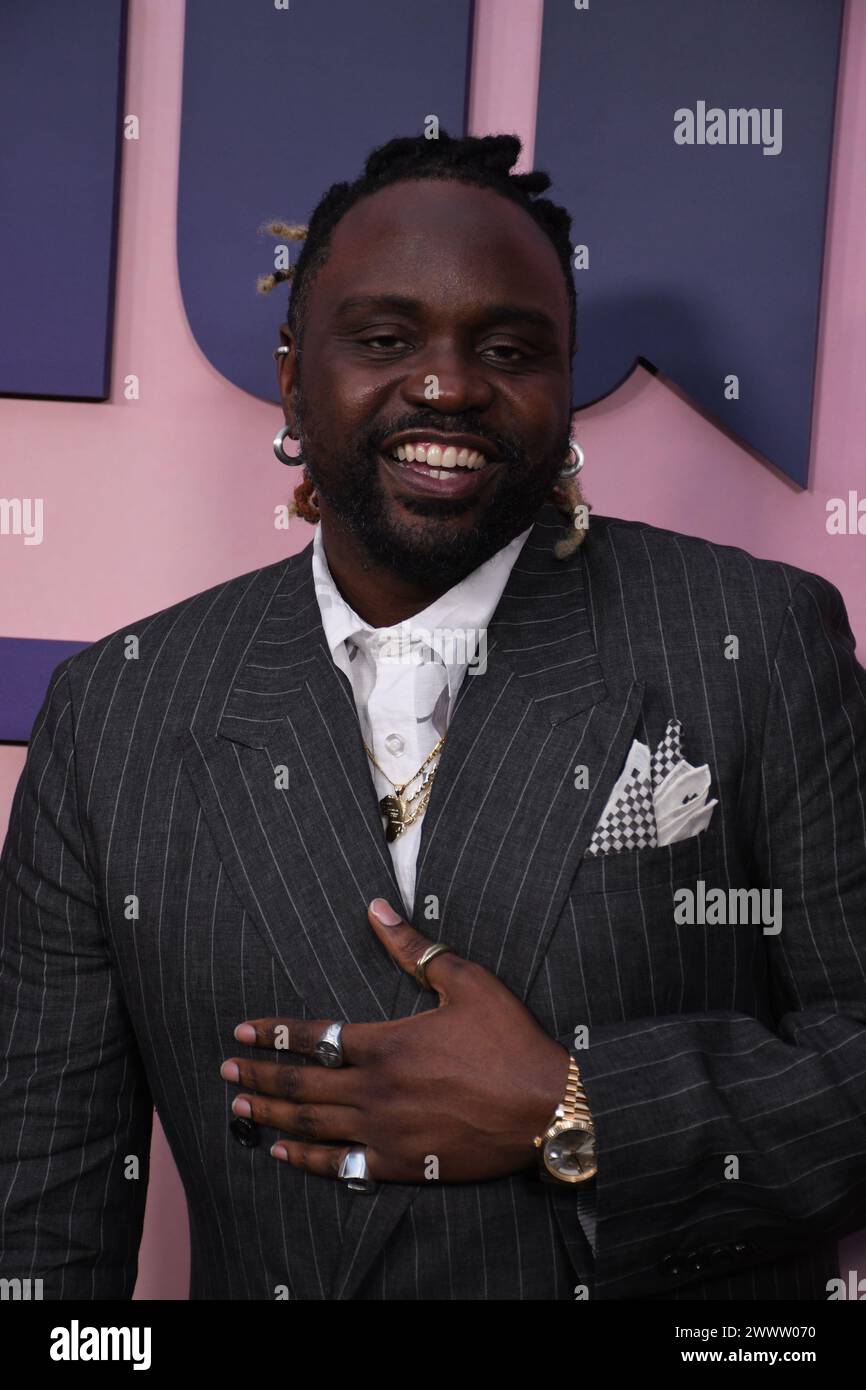 Hollywood, California, USA 25th March 2024 Actor Brian Tyree Henry ...