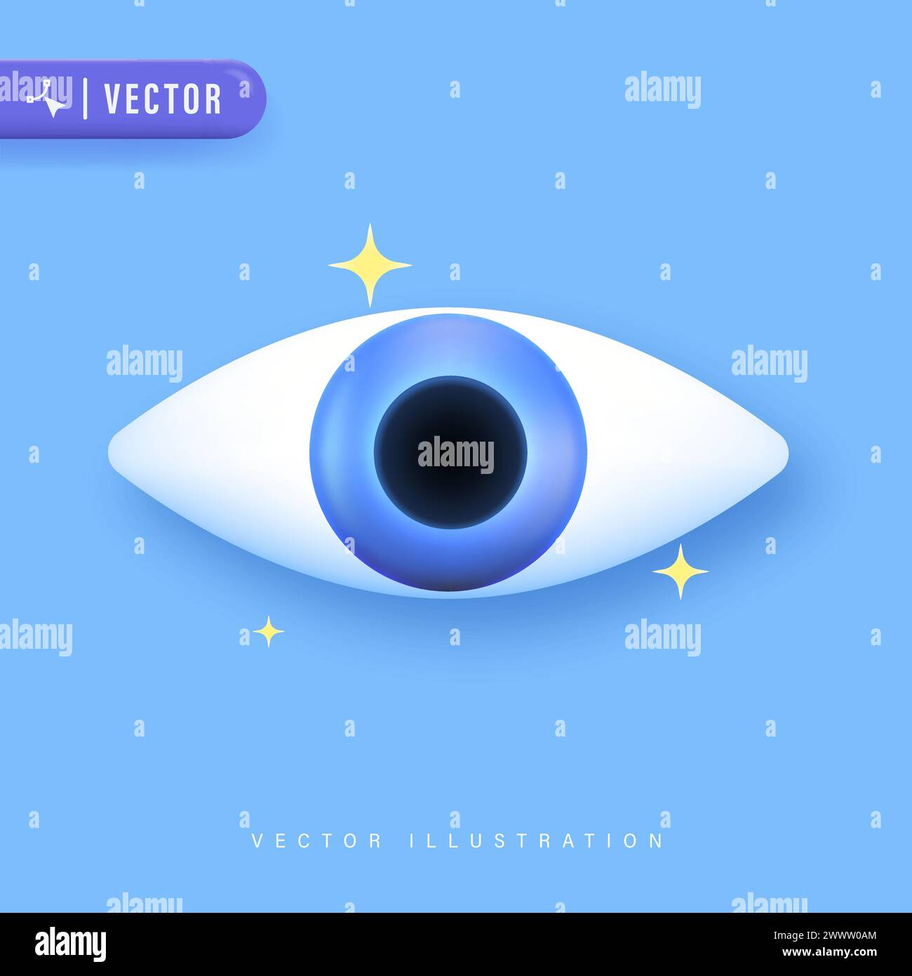 Optic identification Stock Vector Images - Alamy