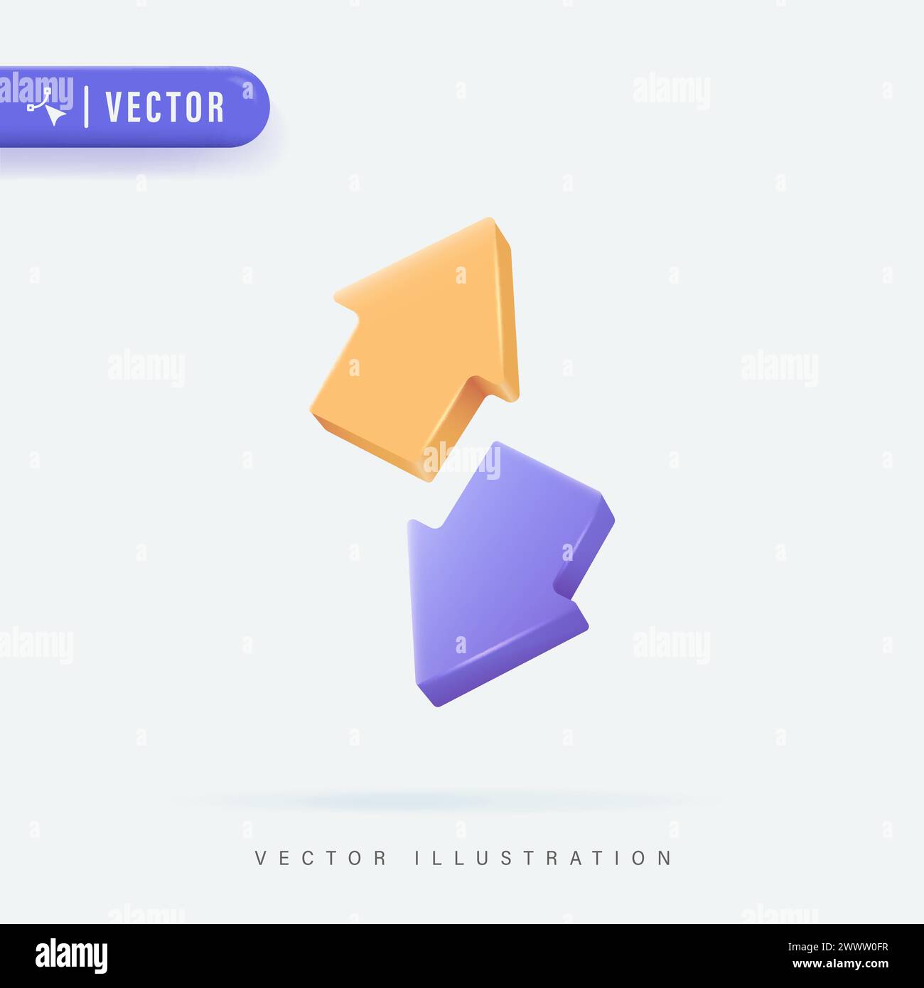 Realistic down Stock Vector Images - Alamy