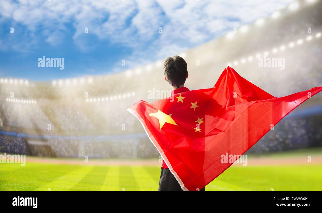 Chinese football stadium hi-res stock photography and images - Alamy