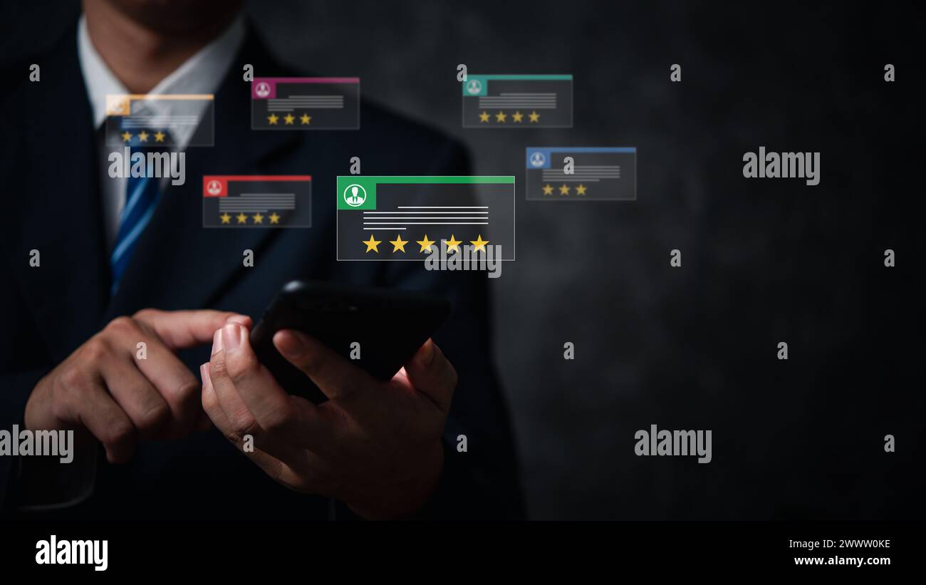 Review rating feedback customer service quality evaluation satisfaction ...