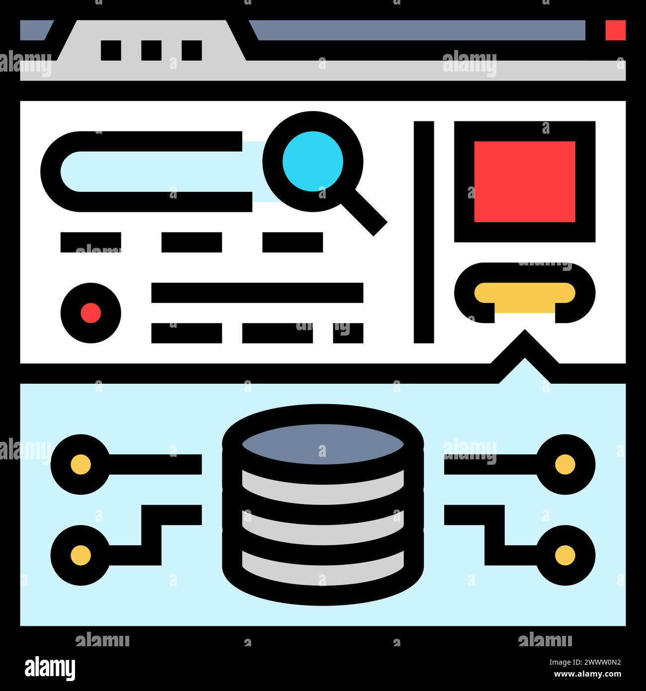 knowledge graph seo color icon vector illustration Stock Vector Image ... knowledge graph seo color icon vector illustration Stock Vector Image ...