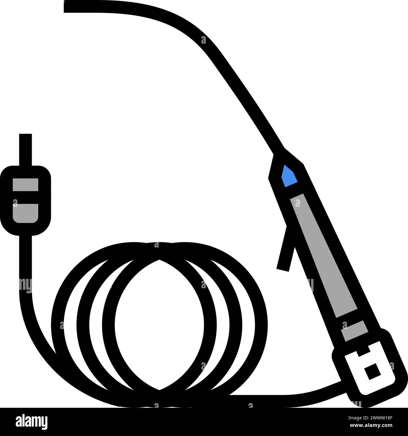 Cystoscope Urology Color Icon Vector Illustration Stock Vector Image