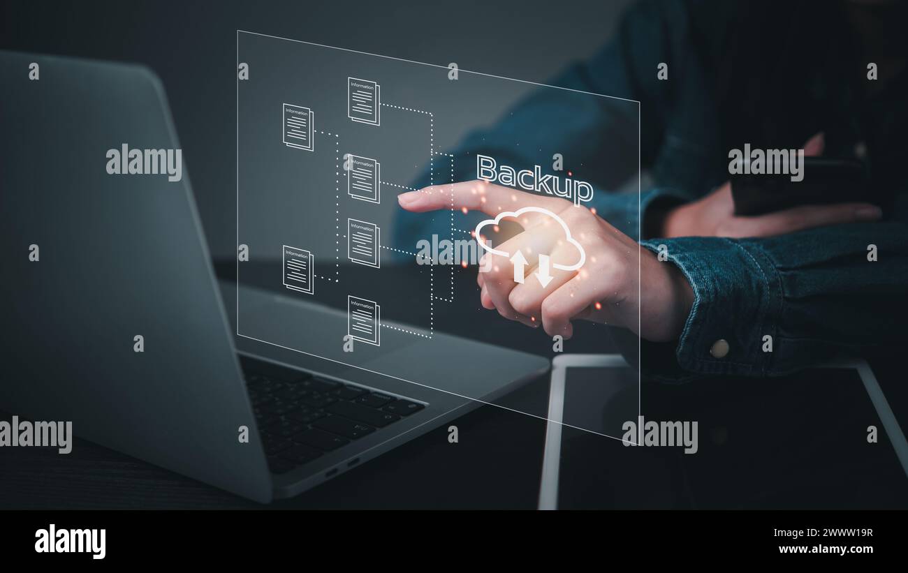 File management hologram futuristic interface hi-res stock photography ...