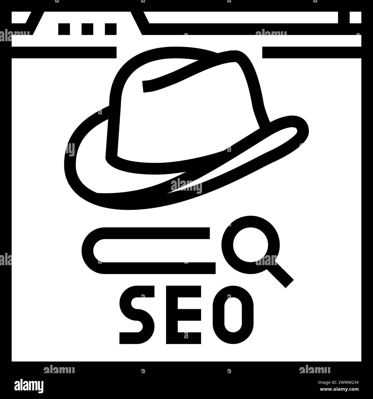 Black hat seo Stock Vector Images - Alamy