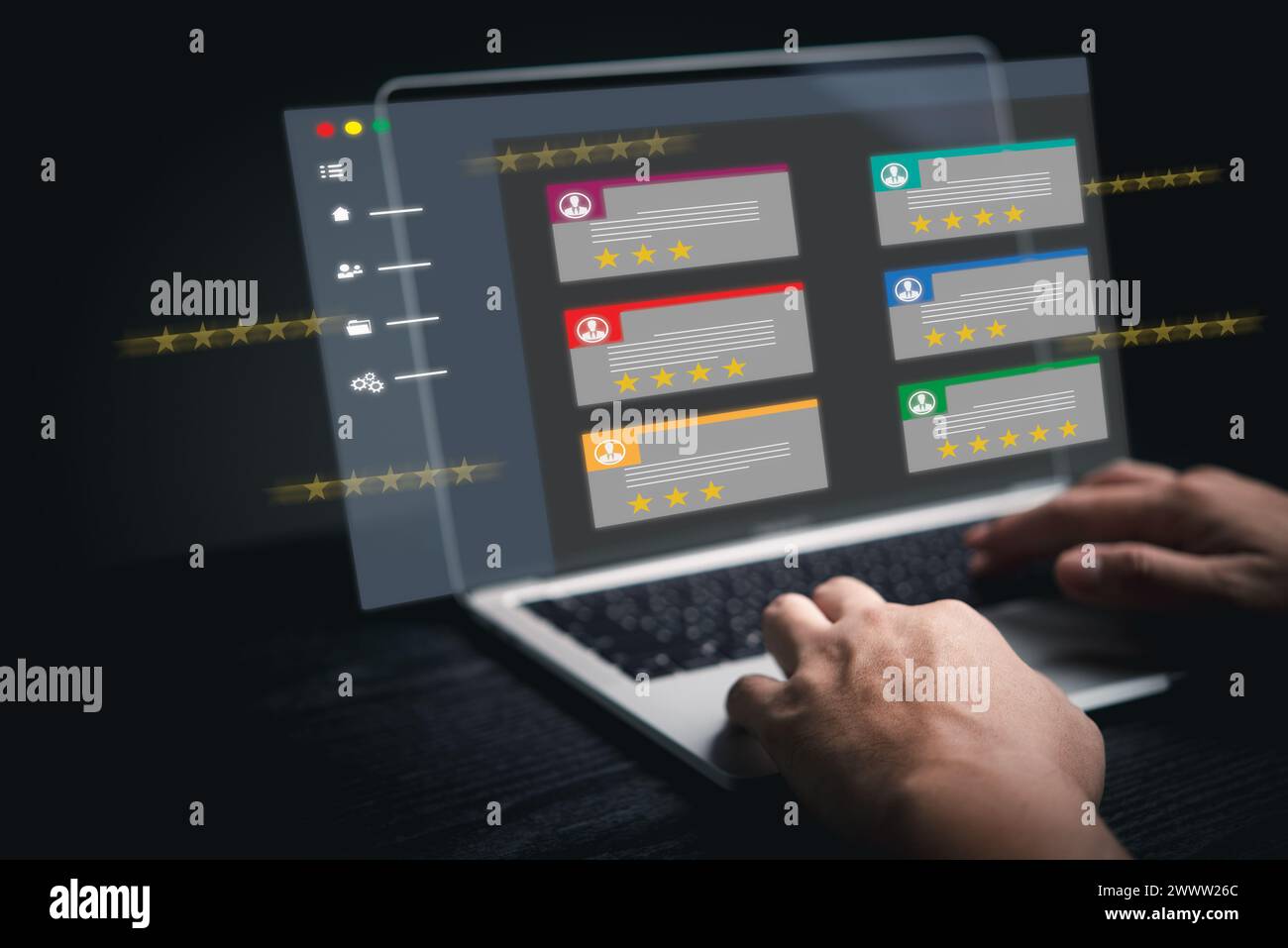 Laptop assessment hi-res stock photography and images - Alamy