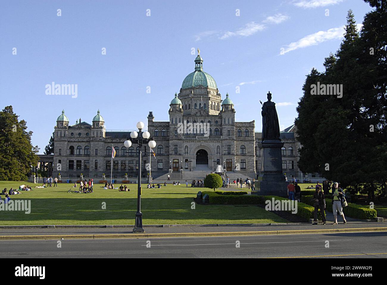 VICTORIA /BRITISH COLUMBIA / CANADA Daily life at Victoria city ...