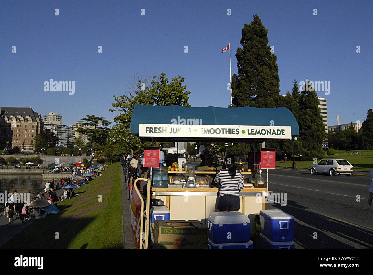 VICTORIA /BRITISH COLUMBIA / CANADA Daily life at Victoria city ...