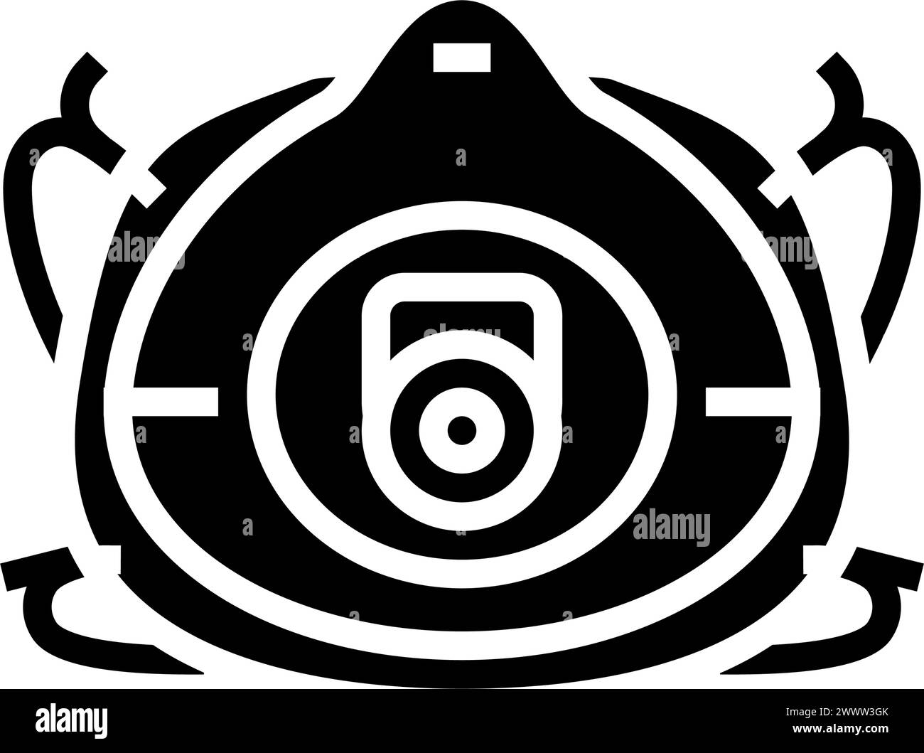 n95 mask ppe protective equipment glyph icon vector illustration Stock ...