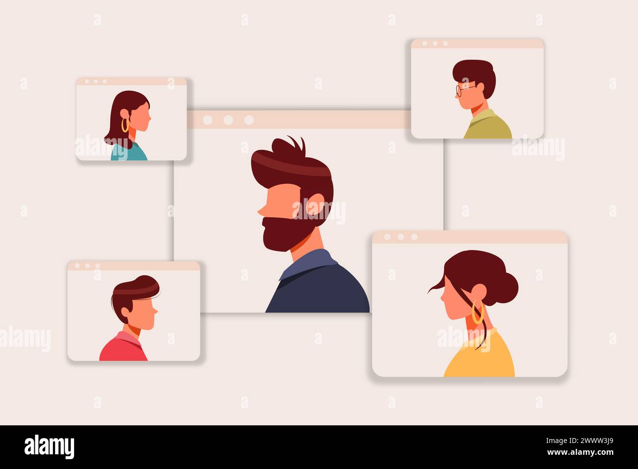 Webinar conference vector vectors hi-res stock photography and images ...