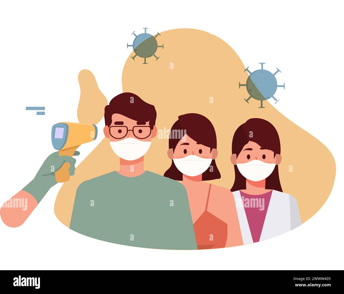 Cartoon thermometer Cut Out Stock Images & Pictures - Alamy