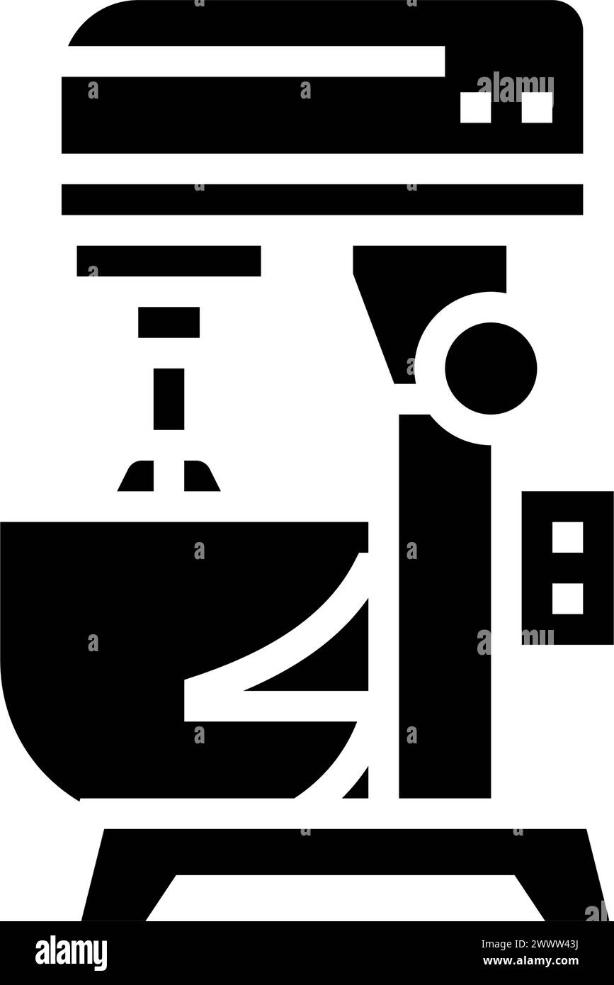 Kitchen mixer industrial Stock Vector Images - Alamy