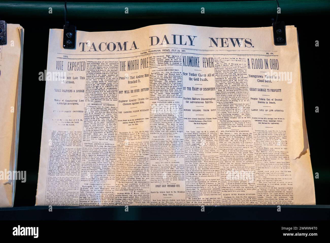 The Klondike Gold Rush National Historical Park in Seattle, Washington ...