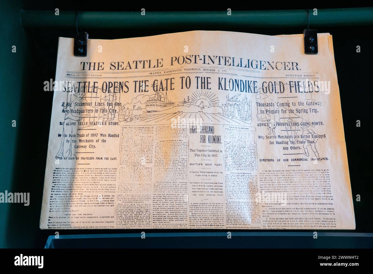 The Klondike Gold Rush National Historical Park in Seattle, Washington ...