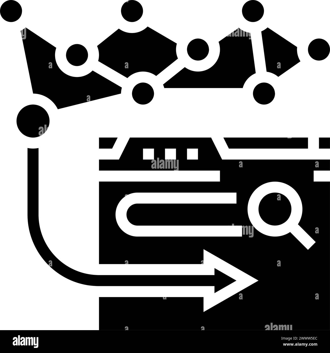 web 2.0 seo glyph icon vector illustration Stock Vector Image & Art - Alamy