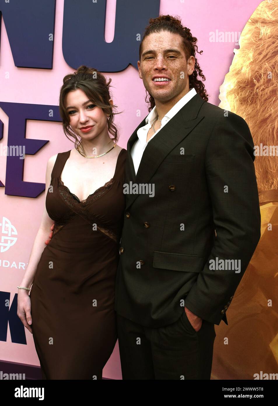 Hollywood, California, USA 25th March 2024 Actress Katelyn Nacon and Actor Xavier Jimenez attend ...