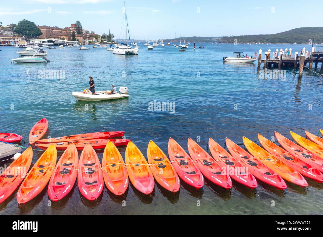East Side Pier, Manly Kayak Centre, East Manly Cove Beach, Manly, North ...