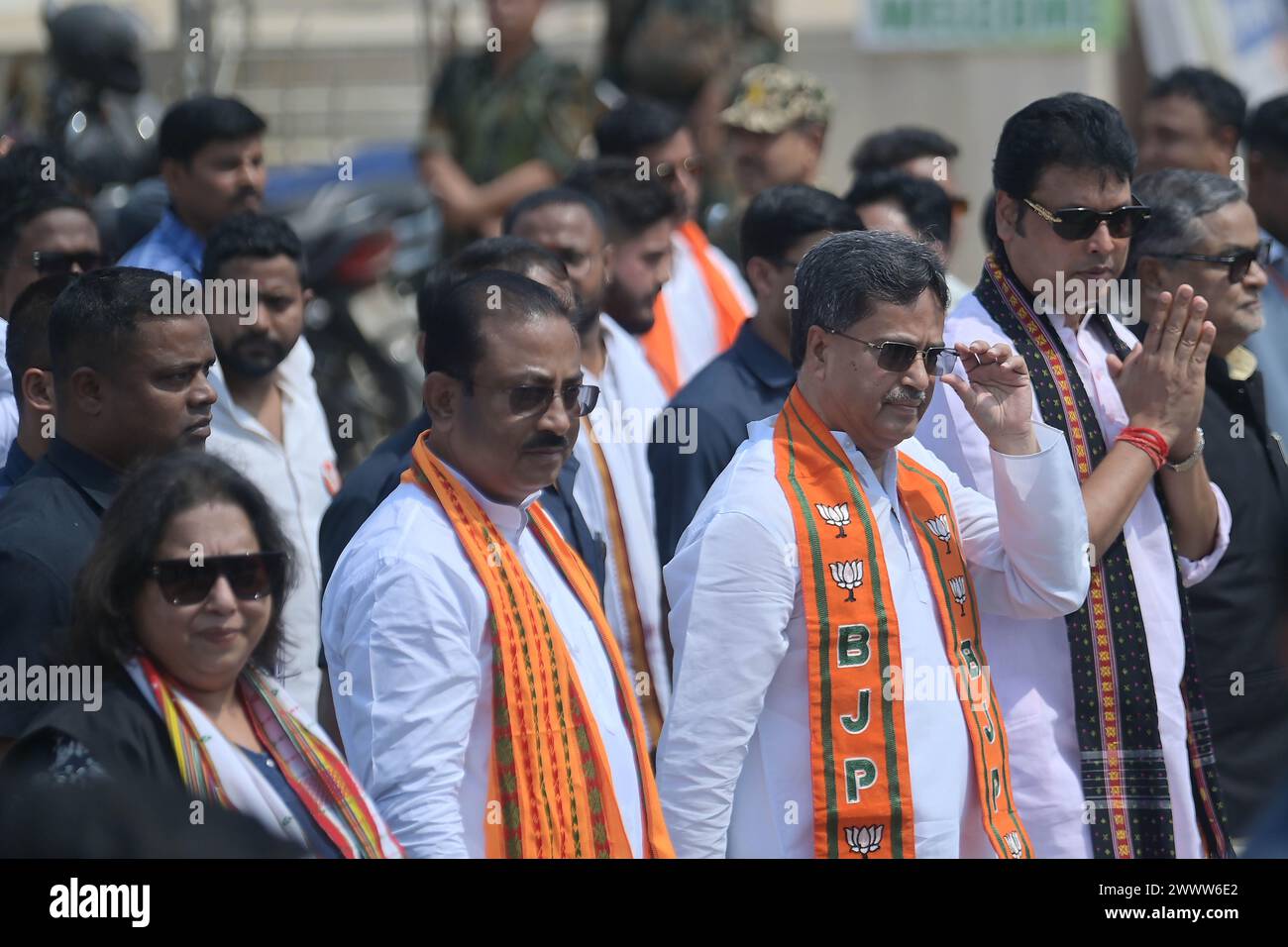 Tripura Chief Minister Manik Saha, former CM and BJP candidate Biplab ...