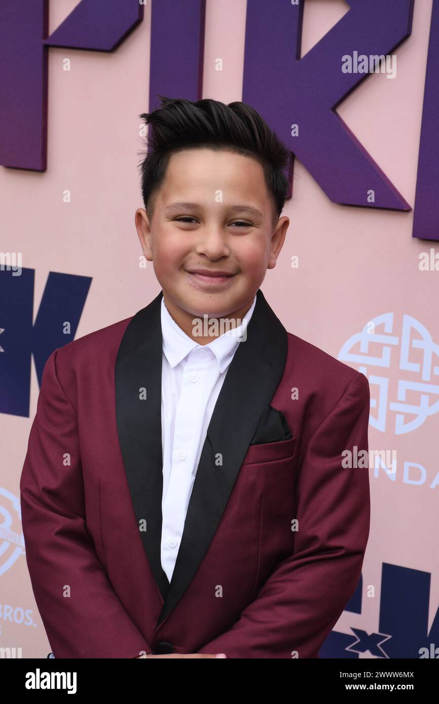 Hollywood, California, USA 25th March 2024 Logan Winter attends Warner ...