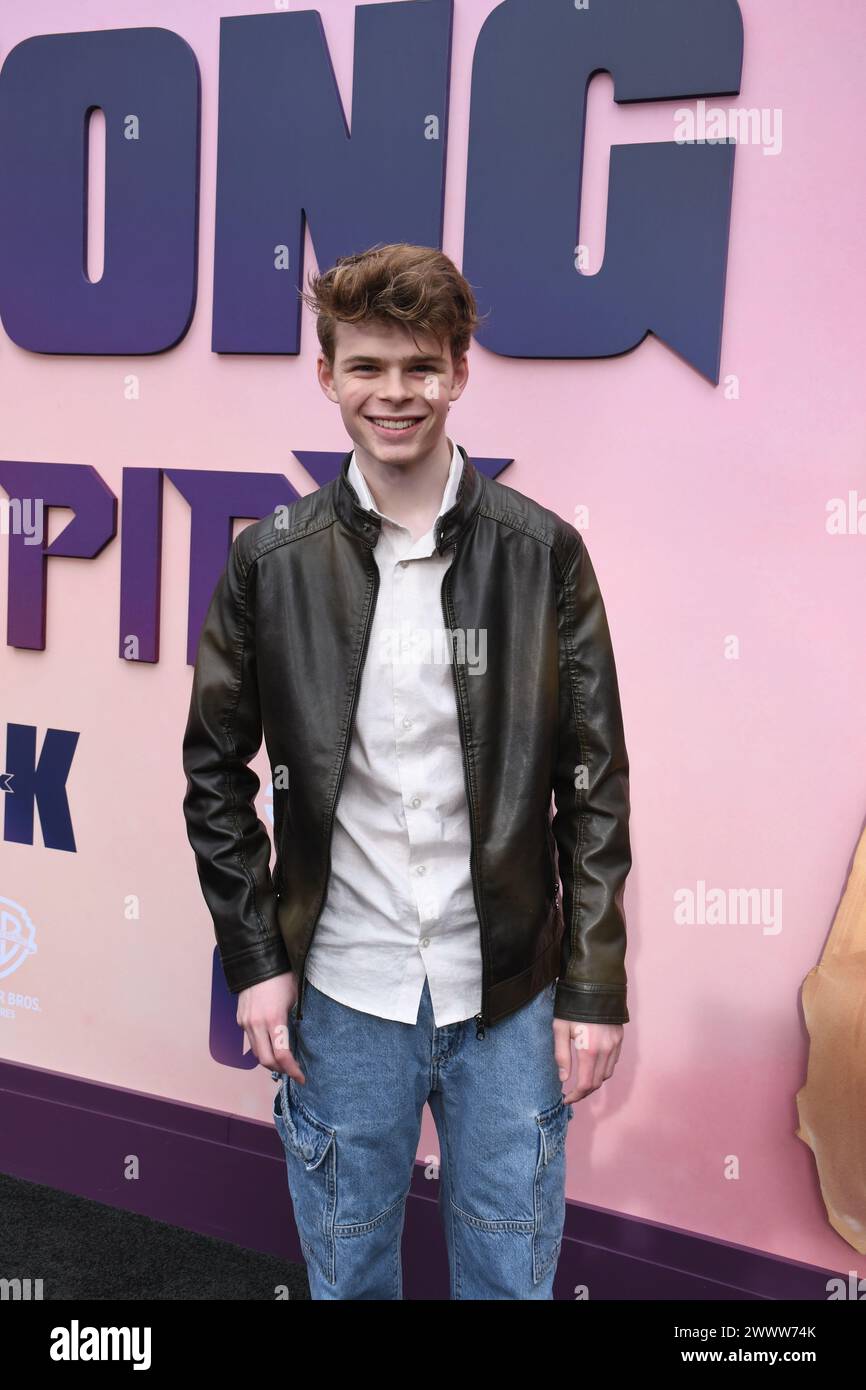 Hollywood, California, USA 25th March 2024 Merrick Hanna attends Warner ...