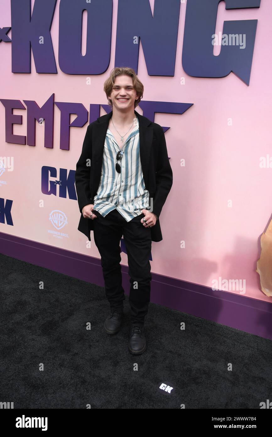 Hollywood, California, USA 25th March 2024 Actor Mason McNulty attends ...