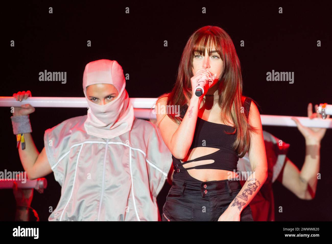 Bogota, Colombia. 24th Mar, 2024. Nicki Nicole, the Argentine singer ...