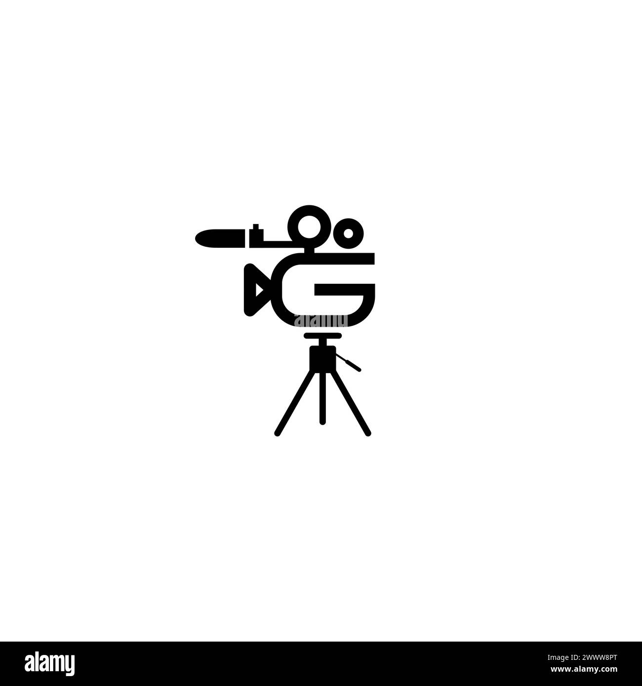 G Video Shooting Logo. G Media Logo Stock Vector Image & Art - Alamy