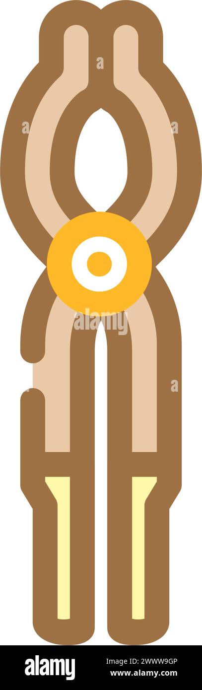 tongs blacksmith metal color icon vector illustration Stock Vector ...