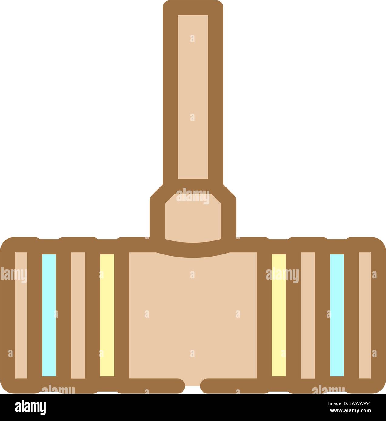 Vintage croquet set Stock Vector Images - Alamy