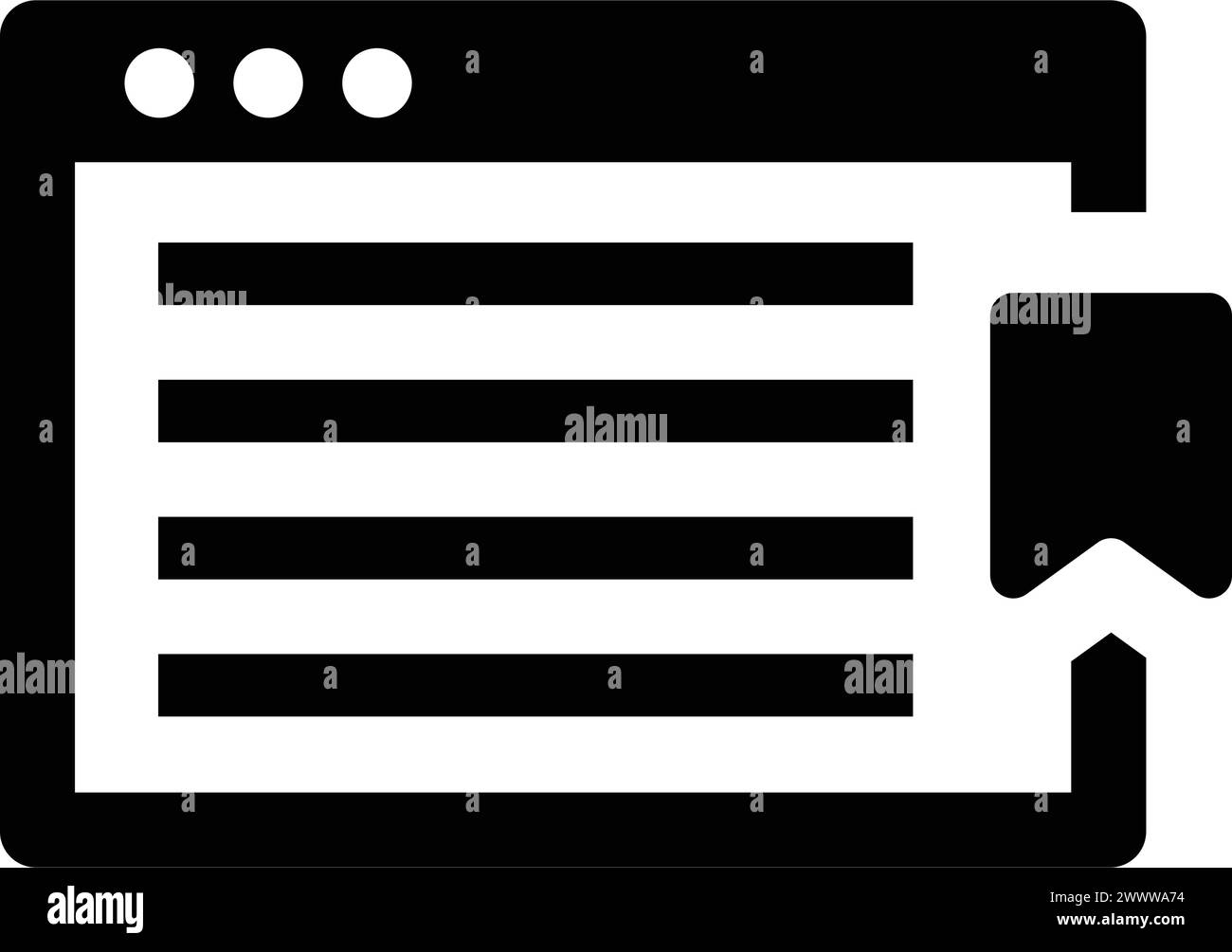 Bookmark, browser, website icon. Stunning design suitable for web ...