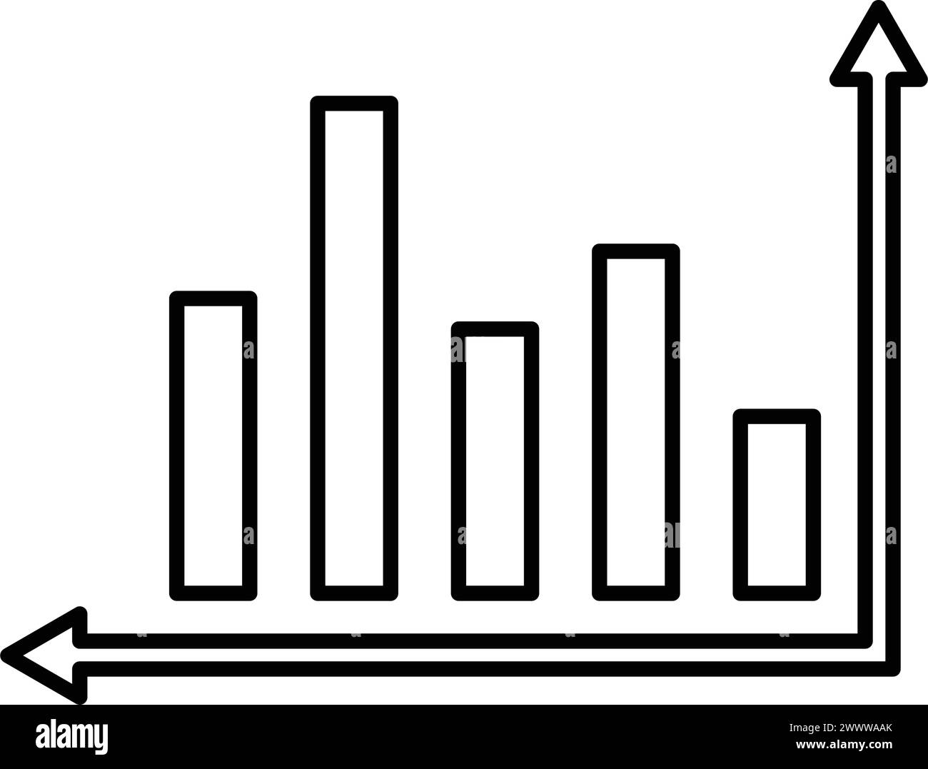 3d bar chart chart growth Black and White Stock Photos & Images - Alamy