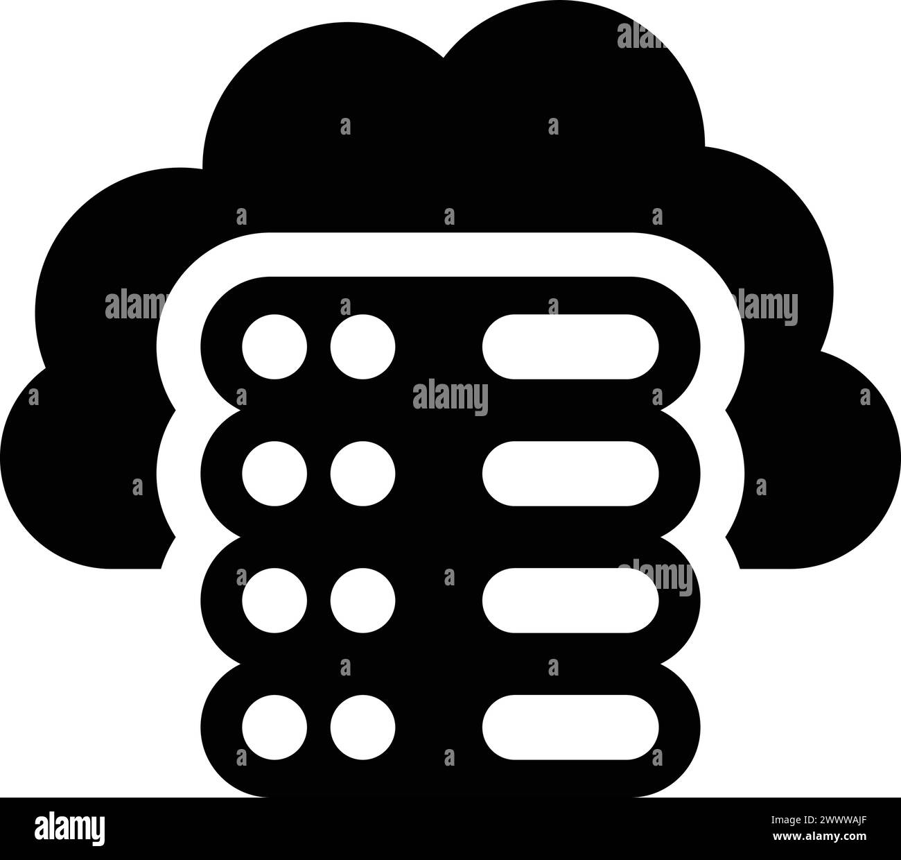 Cloud, server, storage icon - Beautiful vector design. Perfect use for ...