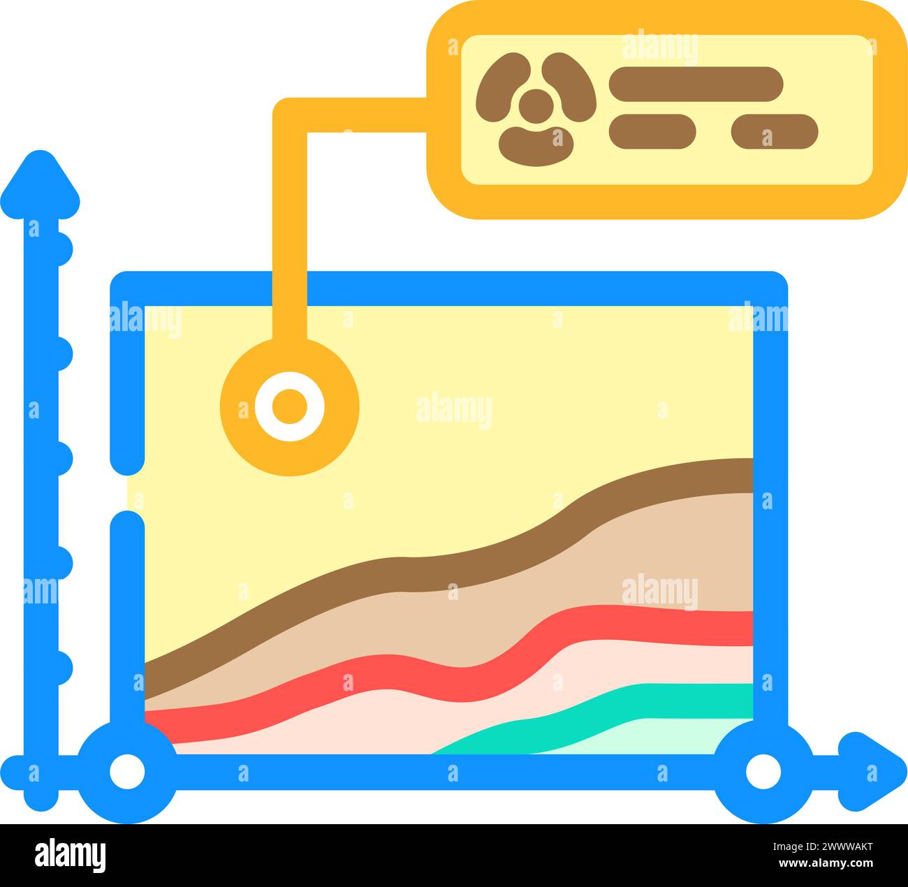 energy efficiency nuclear color icon vector illustration Stock Vector ...