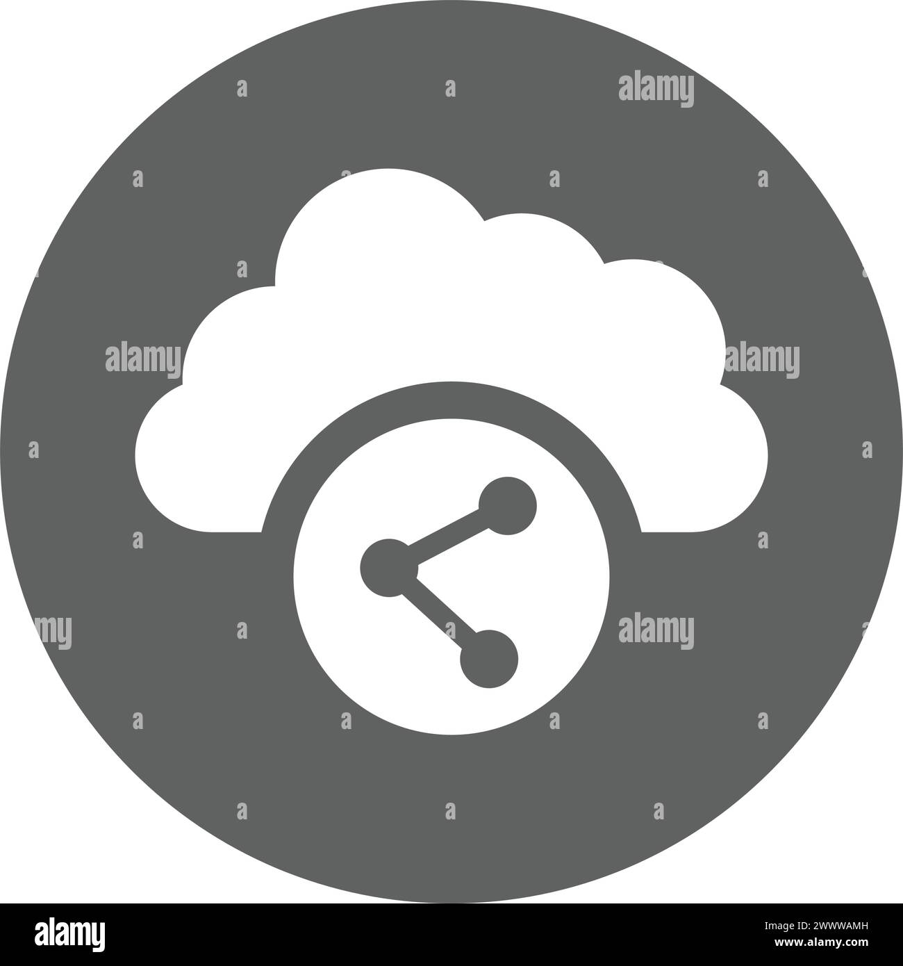 Cloud share Stock Vector Images - Alamy