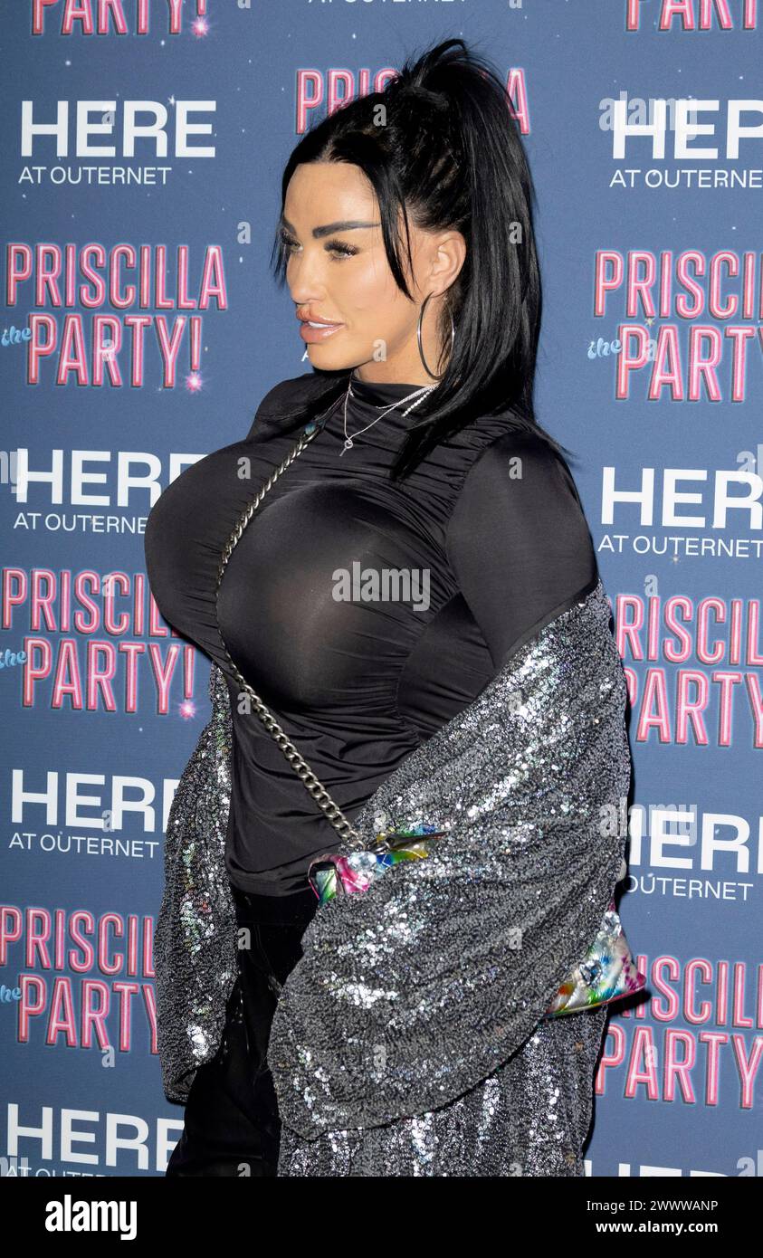 25 Mar 2024, London, England, UK - Katie Price attending Pricilla The ...