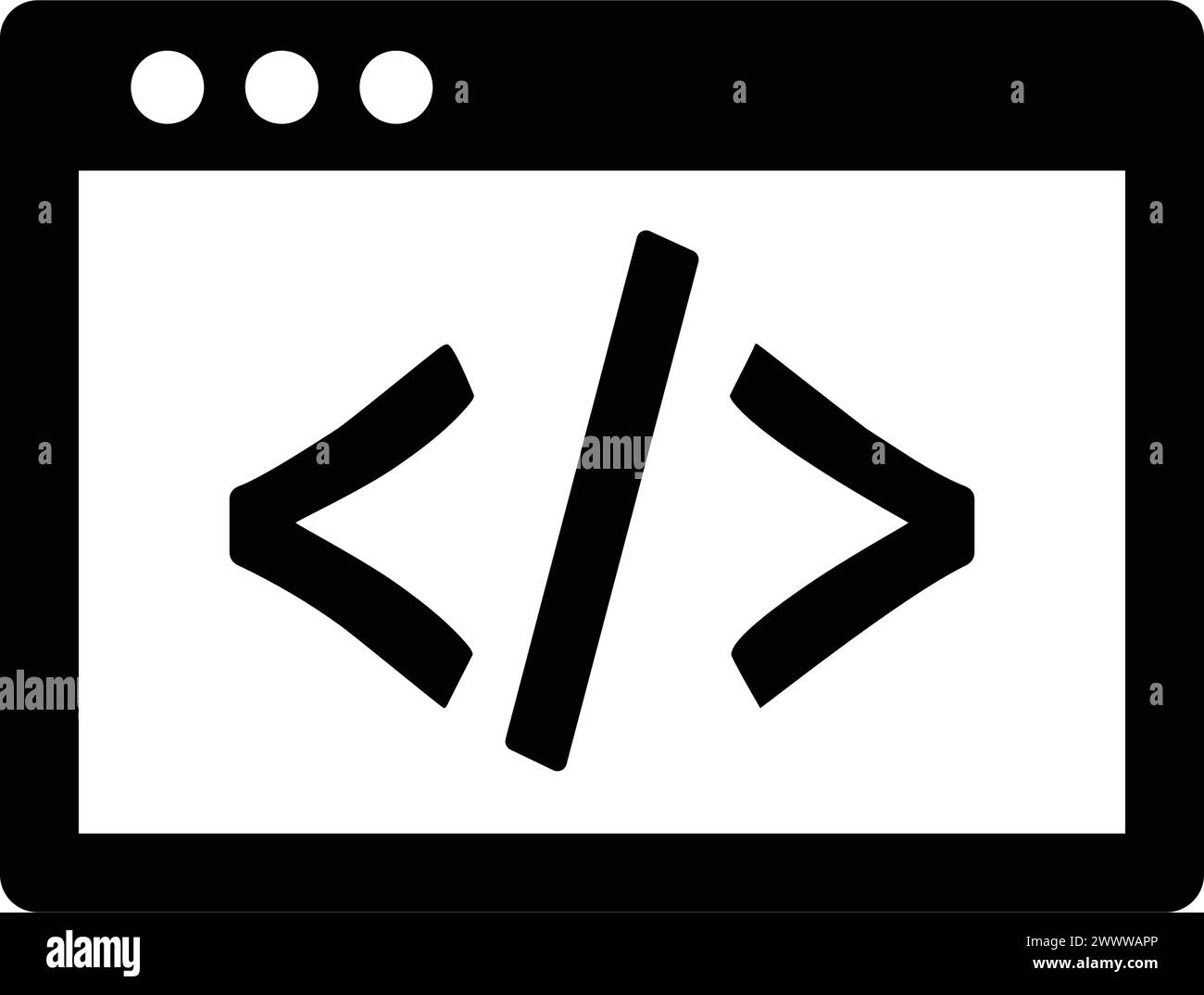 Code Coding Html Icon Beautiful Vector Design Perfect Use For Web Print Media Online