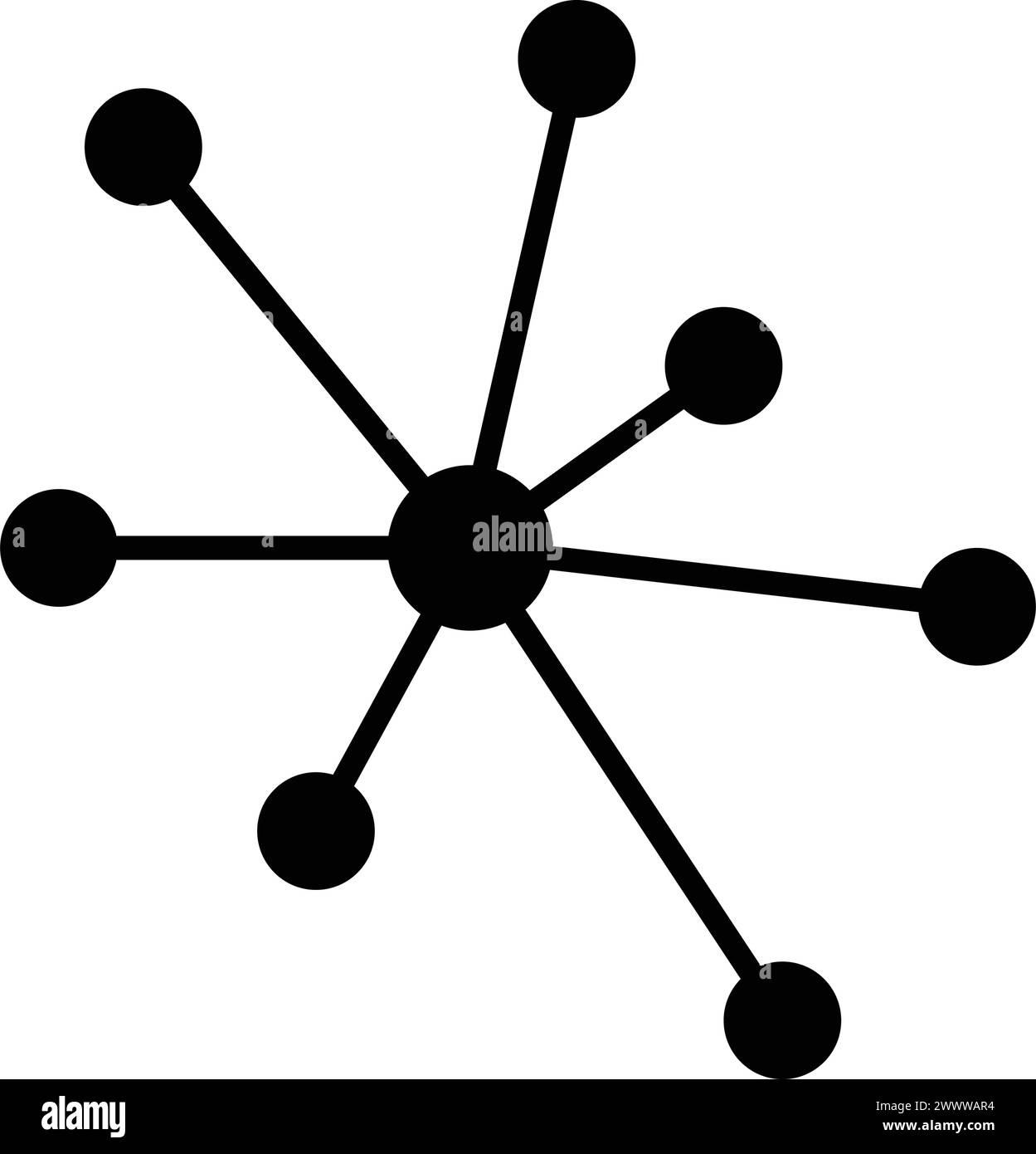 Connections, network, structure icon. Commercial use, printed files and ...