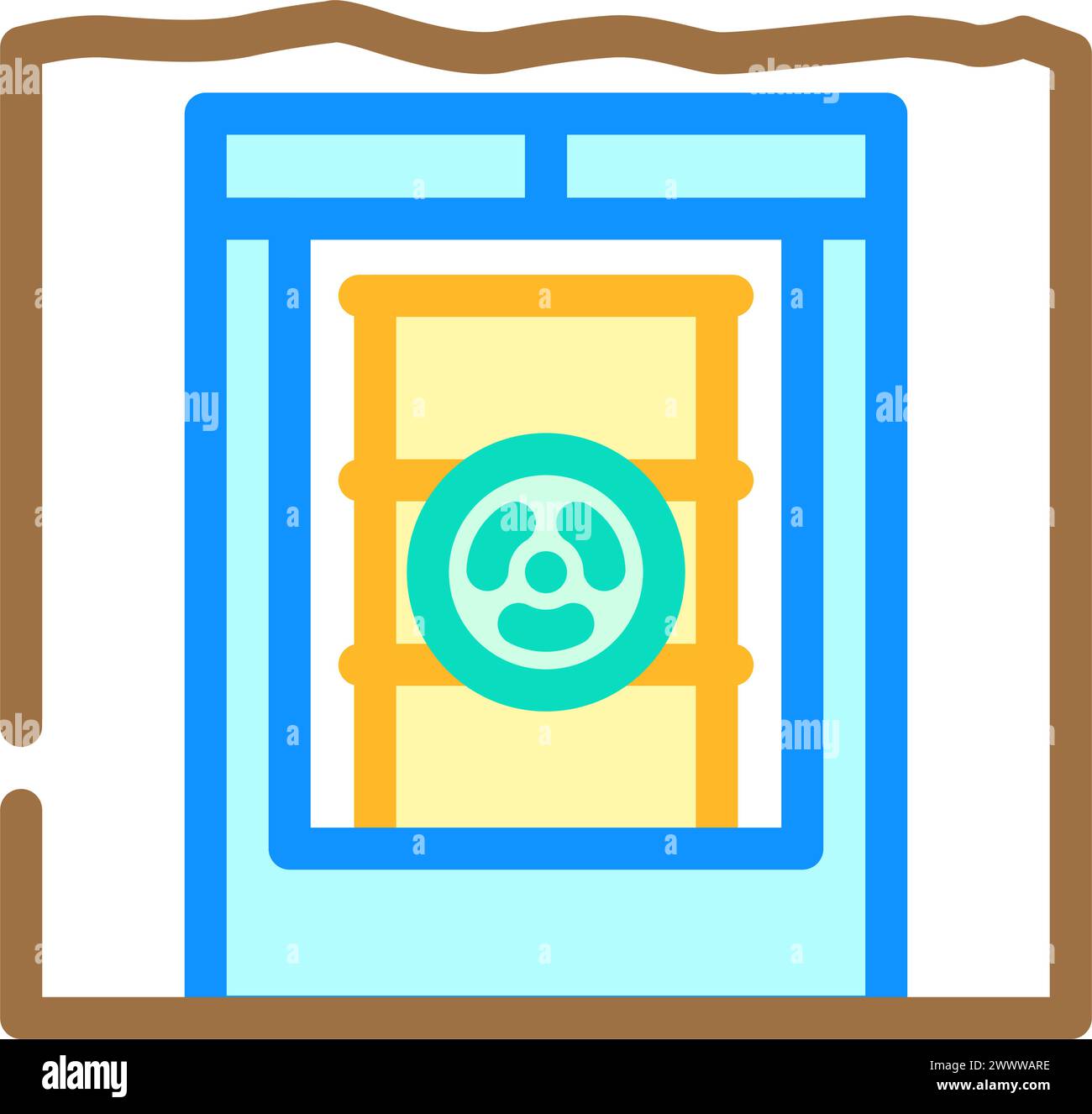 Monitor nuclear waste Stock Vector Images - Alamy