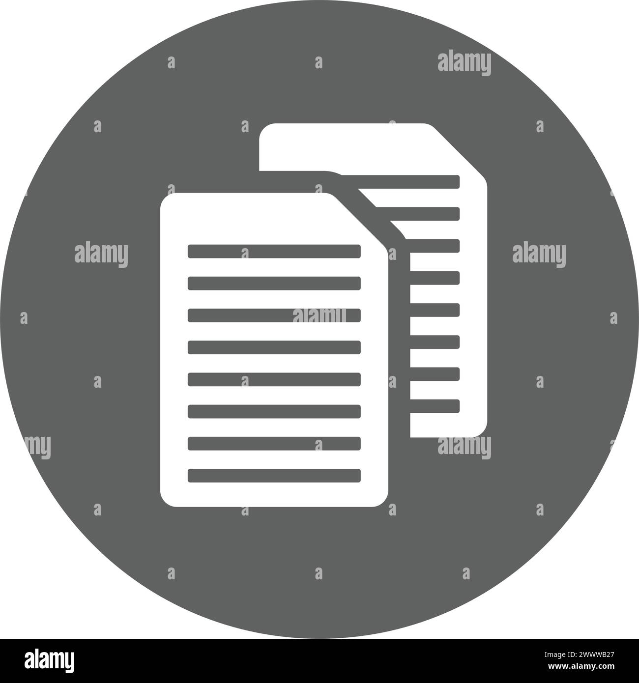 Copy, documents, files icon. Commercial use, printed files and ...