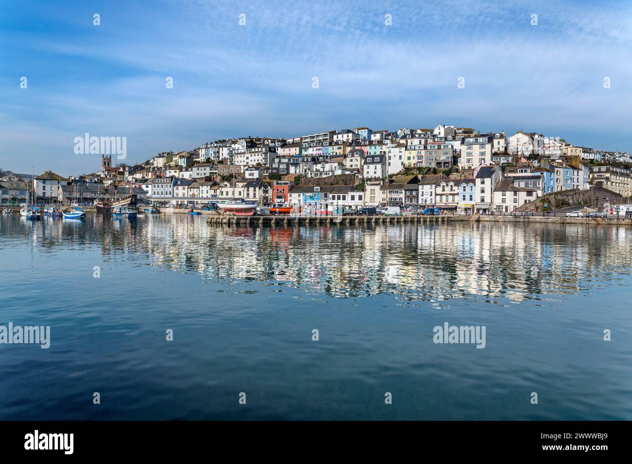 Brixham Harbour; Devon; UK Stock Photo - Alamy