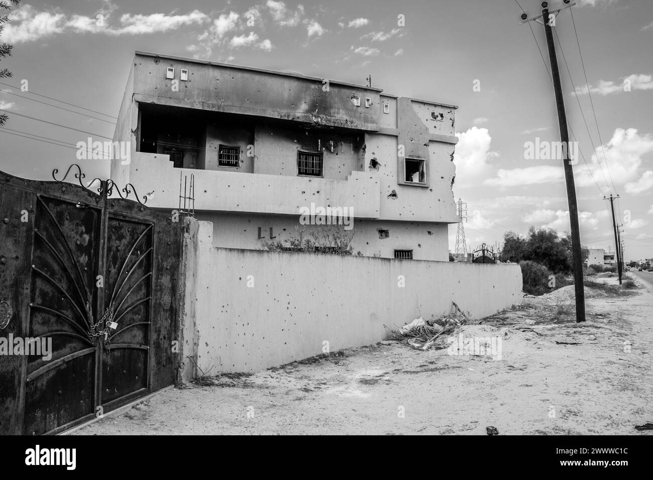 On the former frontline, Tripoli, Libya 2021 Stock Photo - Alamy